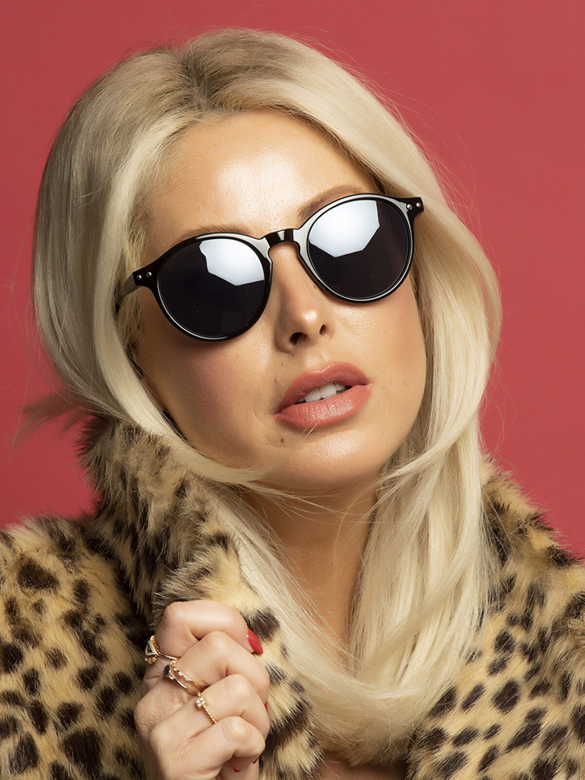 POLO UK Yuvarlak Çerçeveli Kadın Güneş Gözlüğü