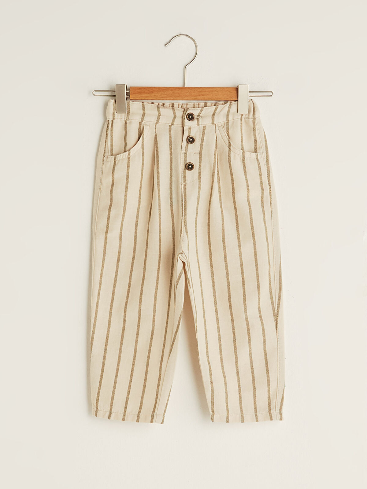 Beli Lastikli Oversize Çizgili Erkek Bebek Pantolon Beli Lastikli Oversize Çizgili Erkek Bebek Pantolon