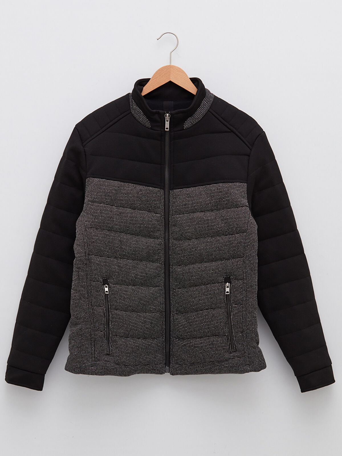 LCW VISION Slim Fit Dik Yaka Erkek Şişme Mont