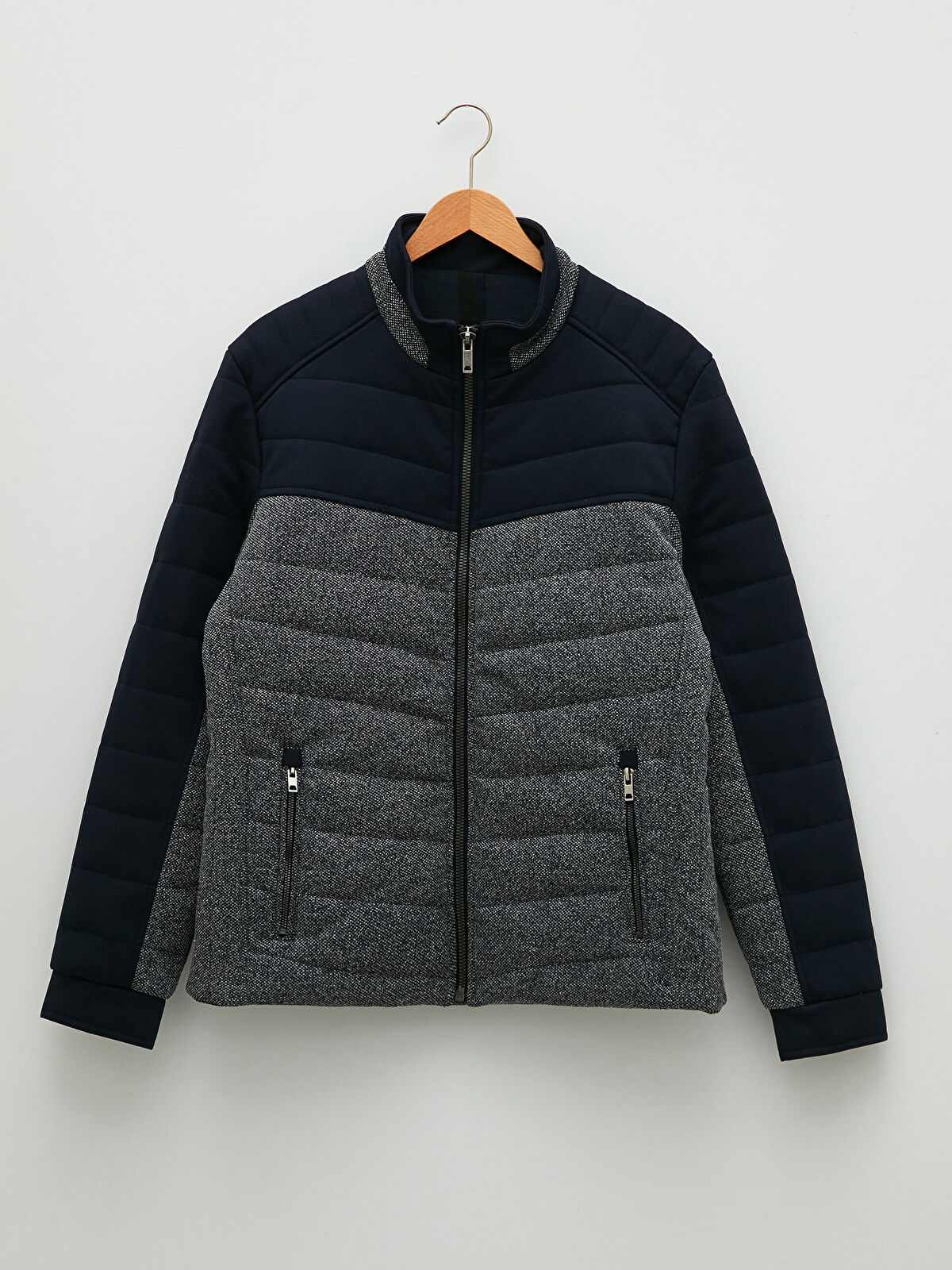 LCW VISION Slim Fit Dik Yaka Erkek Şişme Mont