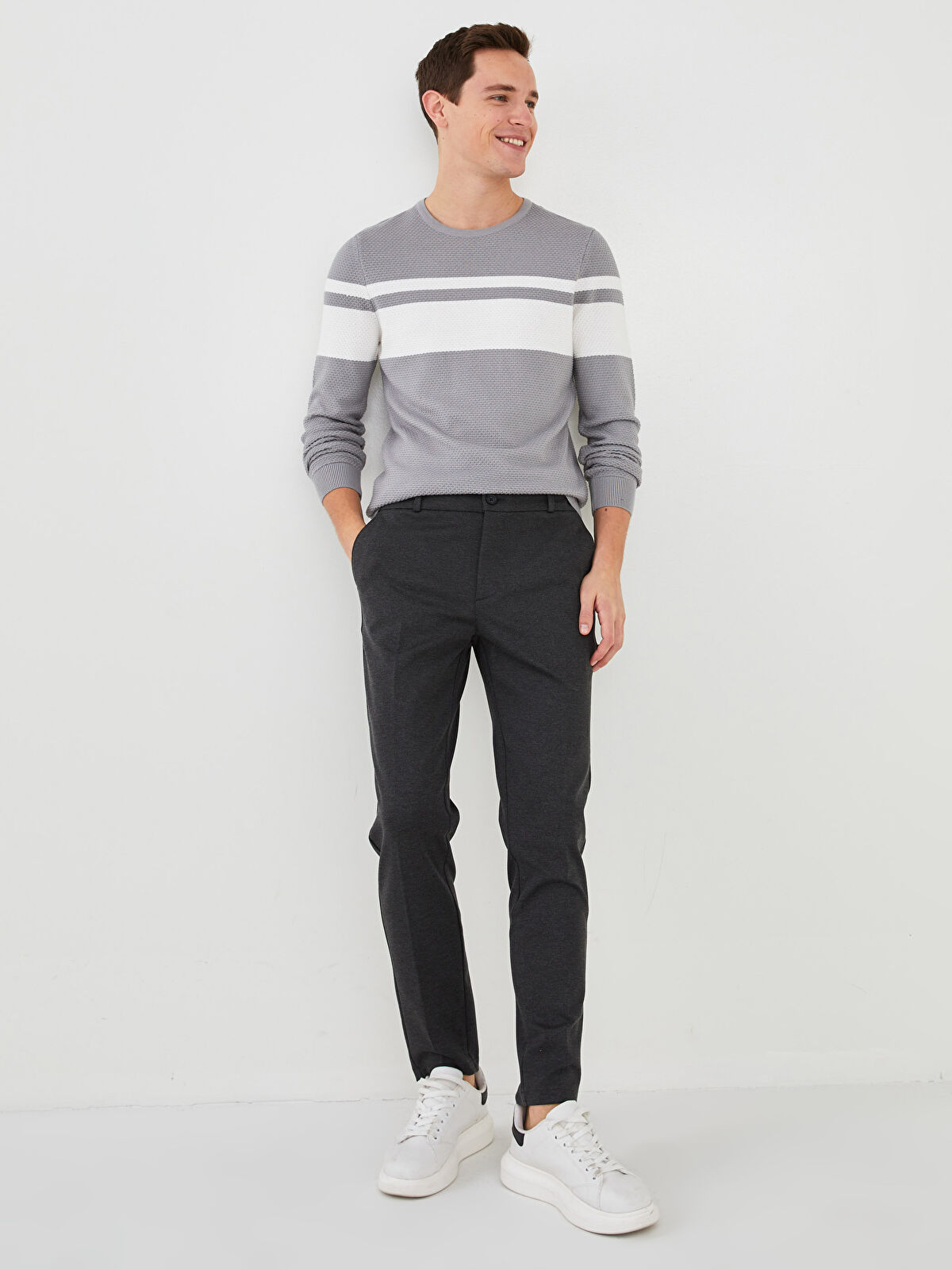 LCW VISION Slim Fit Örme Erkek Pantolon