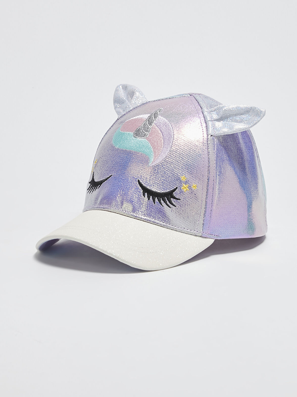 Nakış Detaylı Simli Kız Çocuk Şapka Nakış Detaylı Simli Kız Çocuk Şapka