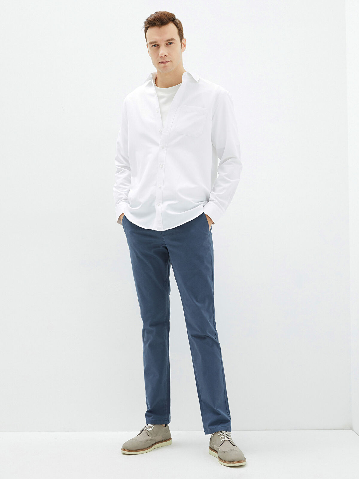 LCW CLASSIC Normal Kalıp Gabardin Erkek Chino Pantolon