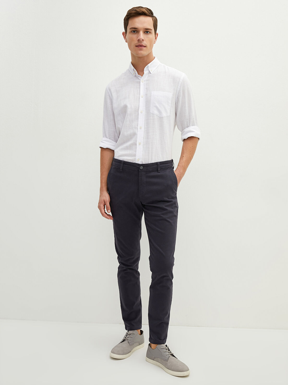 LCW CLASSIC Ekstra Dar Kalıp Gabardin Erkek Chino Pantolon LCW CLASSIC Ekstra Dar Kalıp Gabardin Erkek Chino Pantolon