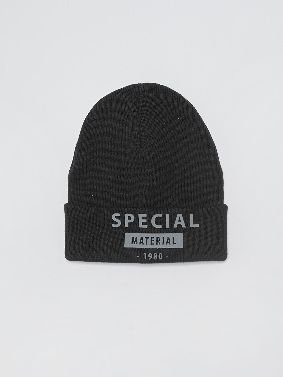 Baskılı Erkek Triko Bere