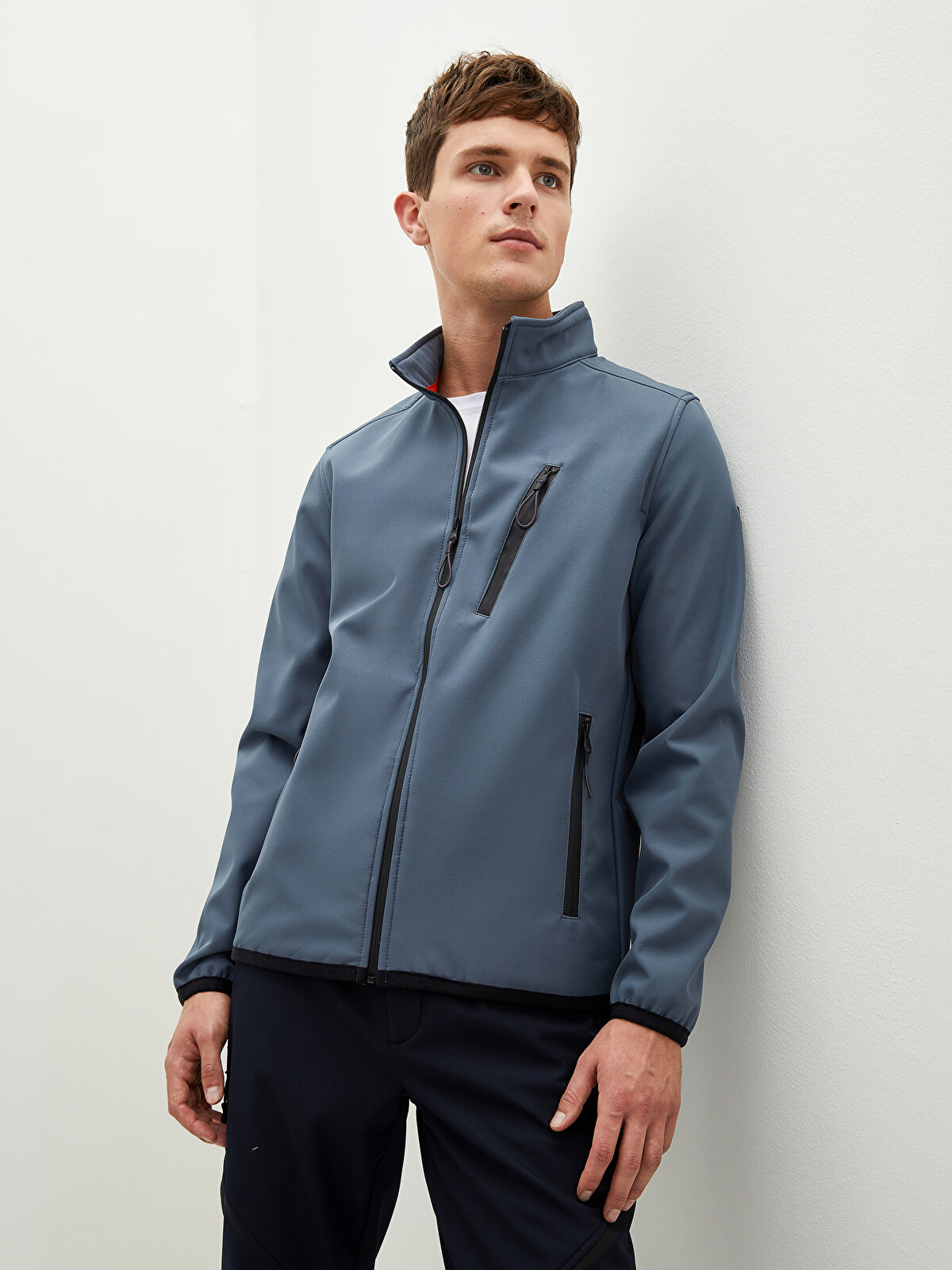 Outdoor Bol Kalıp Dik Yaka İnce Erkek Doğa Montu Outdoor Bol Kalıp Dik Yaka İnce Erkek Doğa Montu