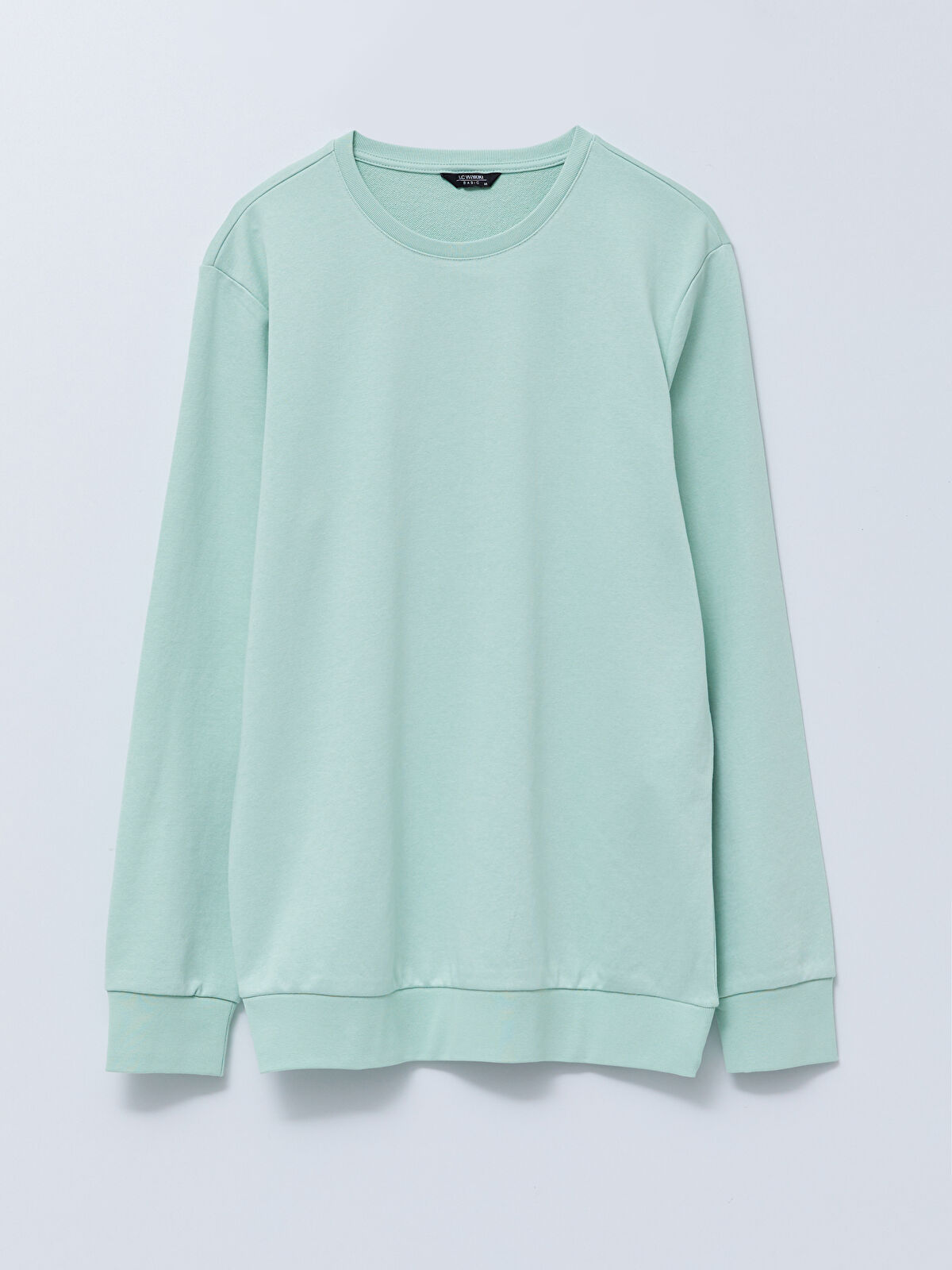 LCW BASIC Bisiklet Yaka Uzun Kollu Erkek Sweatshirt