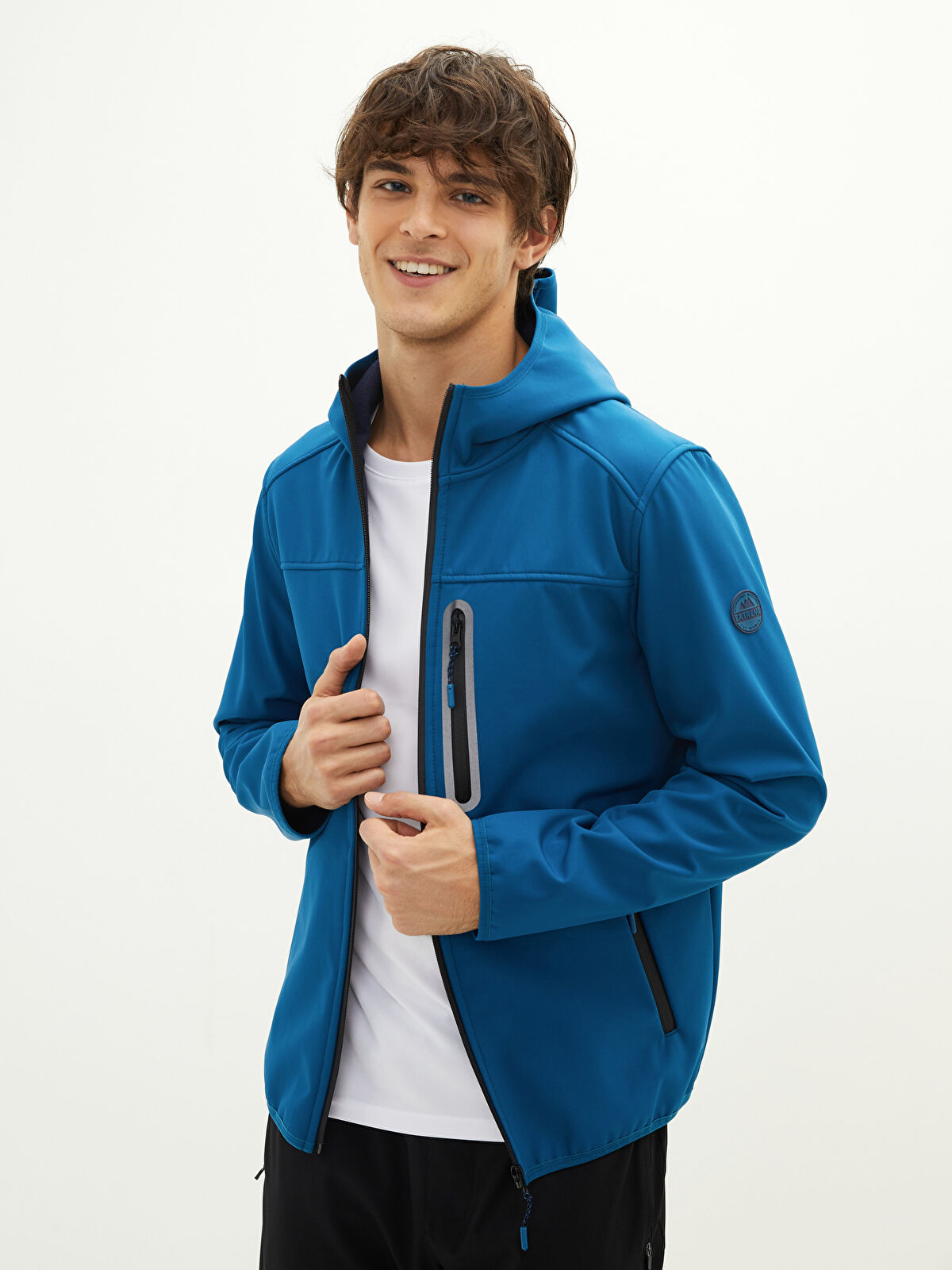 Outdoor Rahat Kalıp Kapüşonlu İnce Erkek Rüzgarlık Outdoor Rahat Kalıp Kapüşonlu İnce Erkek Rüzgarlık