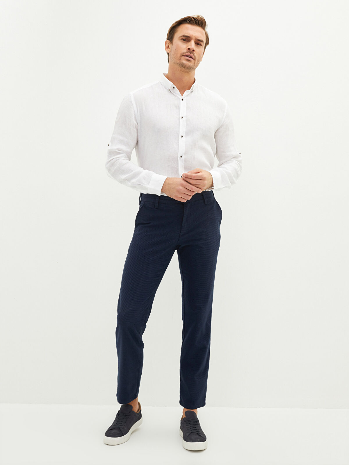 LCW CLASSIC Regular Fit Dokulu Erkek Pantolon