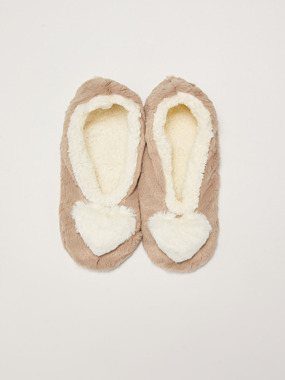 LCW DREAM Kalp Detaylı Peluş Kadın Ev Çorabı