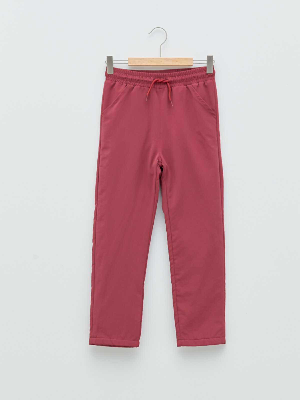 Beli Lastikli Basic Polar Astarlı Kız Çocuk Pantolon