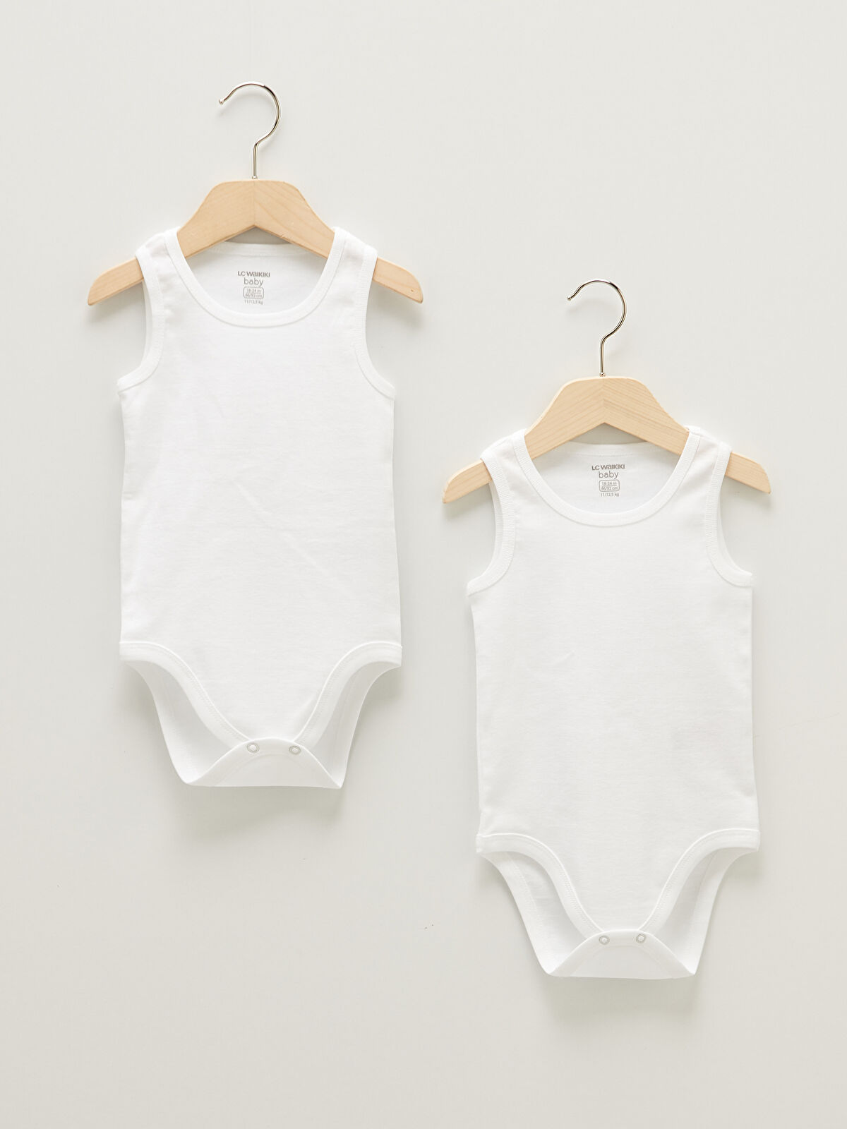 Bisiklet Yaka Basic Unisex Bebek Çıtçıtlı Body 2'li