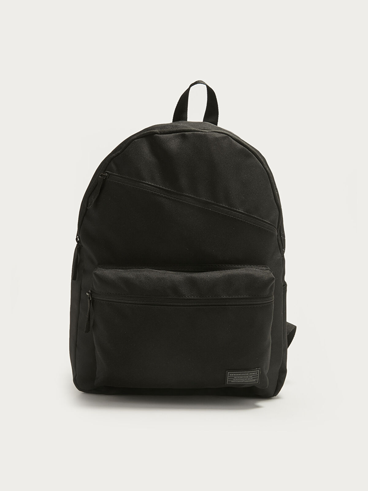 Etiket Baskılı Erkek Sırt Çantası