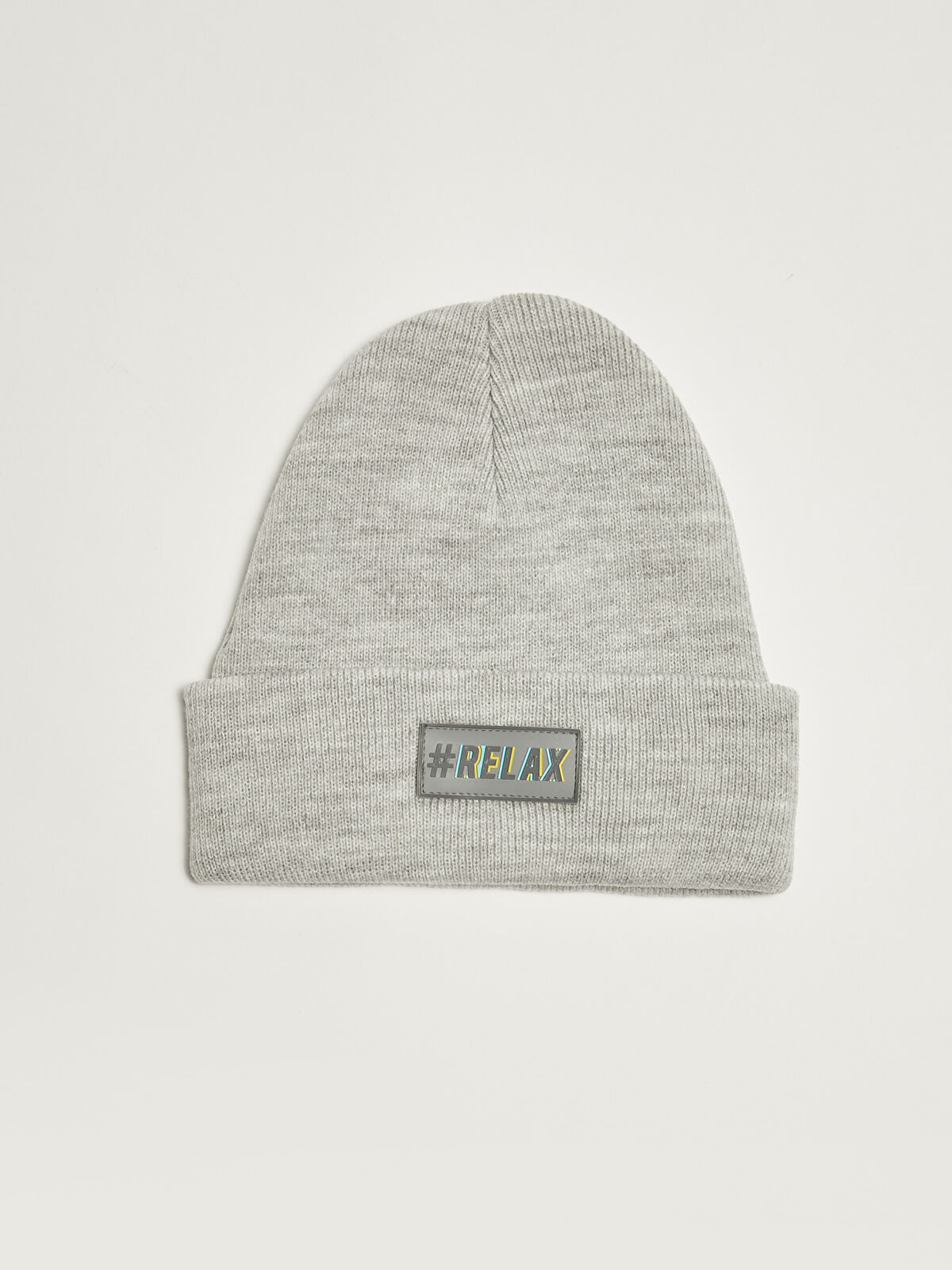 Etiket Baskılı Erkek Çocuk Triko Bere