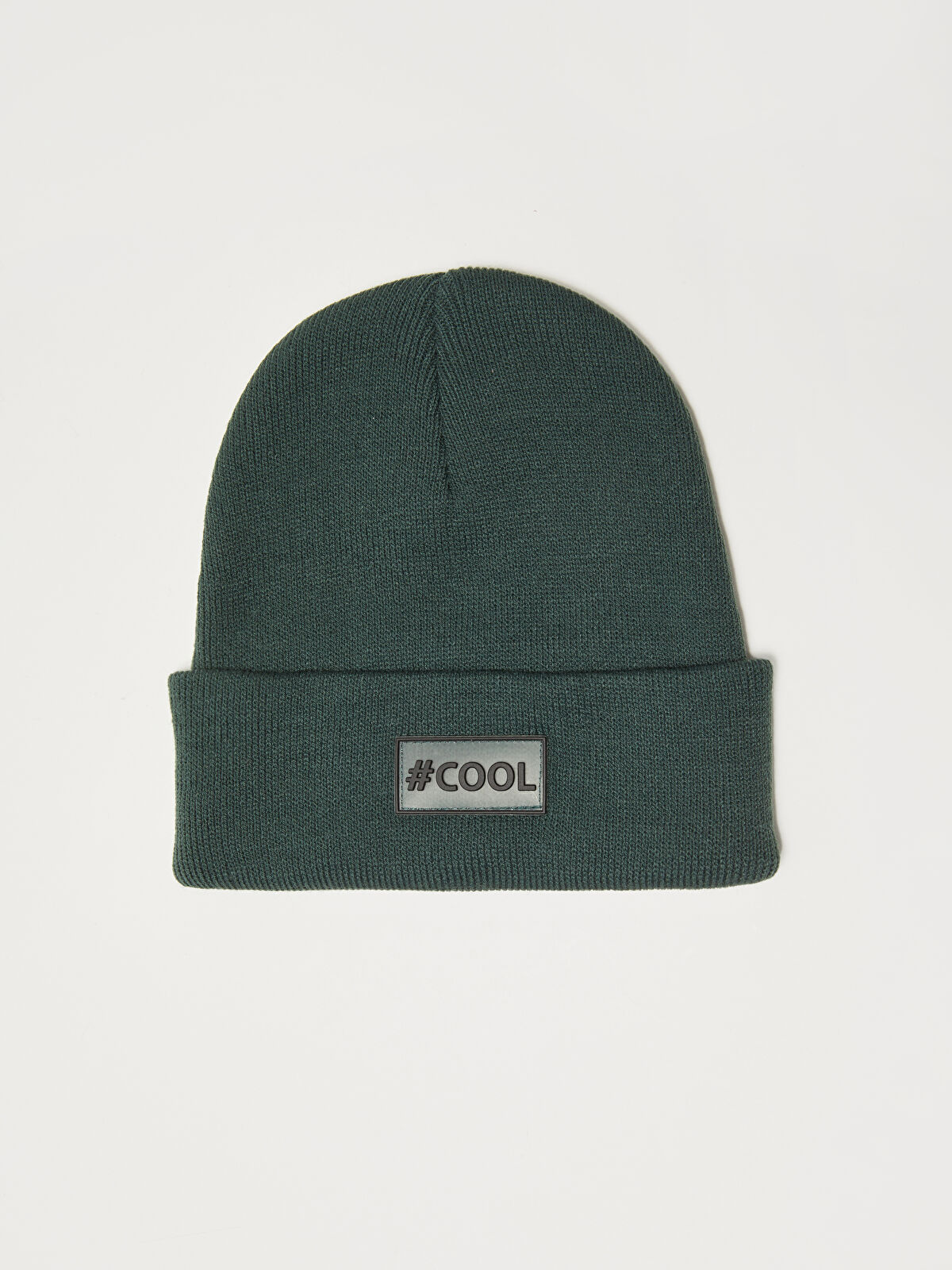 Etiket Baskılı Erkek Çocuk Triko Bere