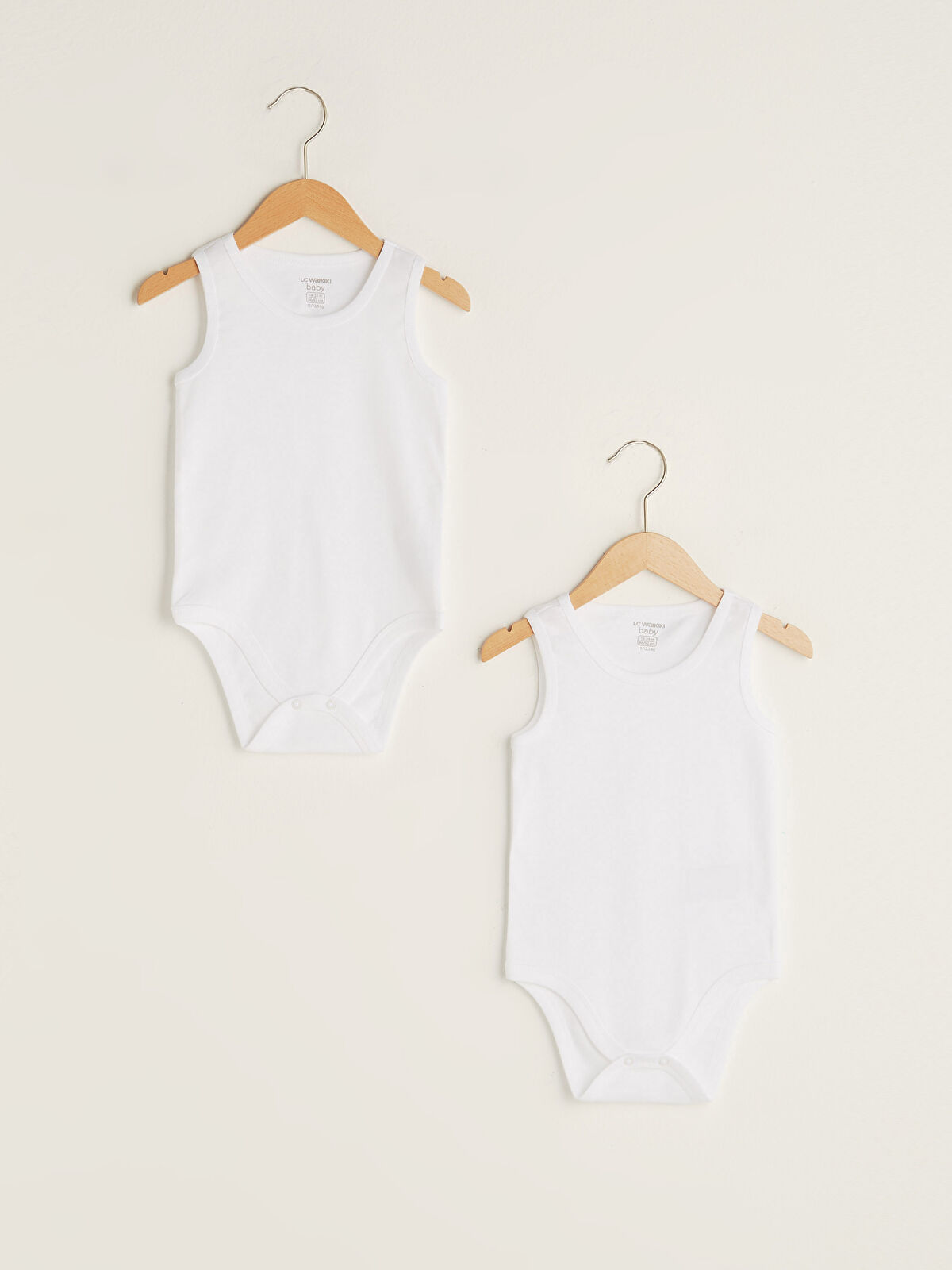 Bisiklet Yaka Basic Unisex Bebek Çıtçıtlı Body 2'li