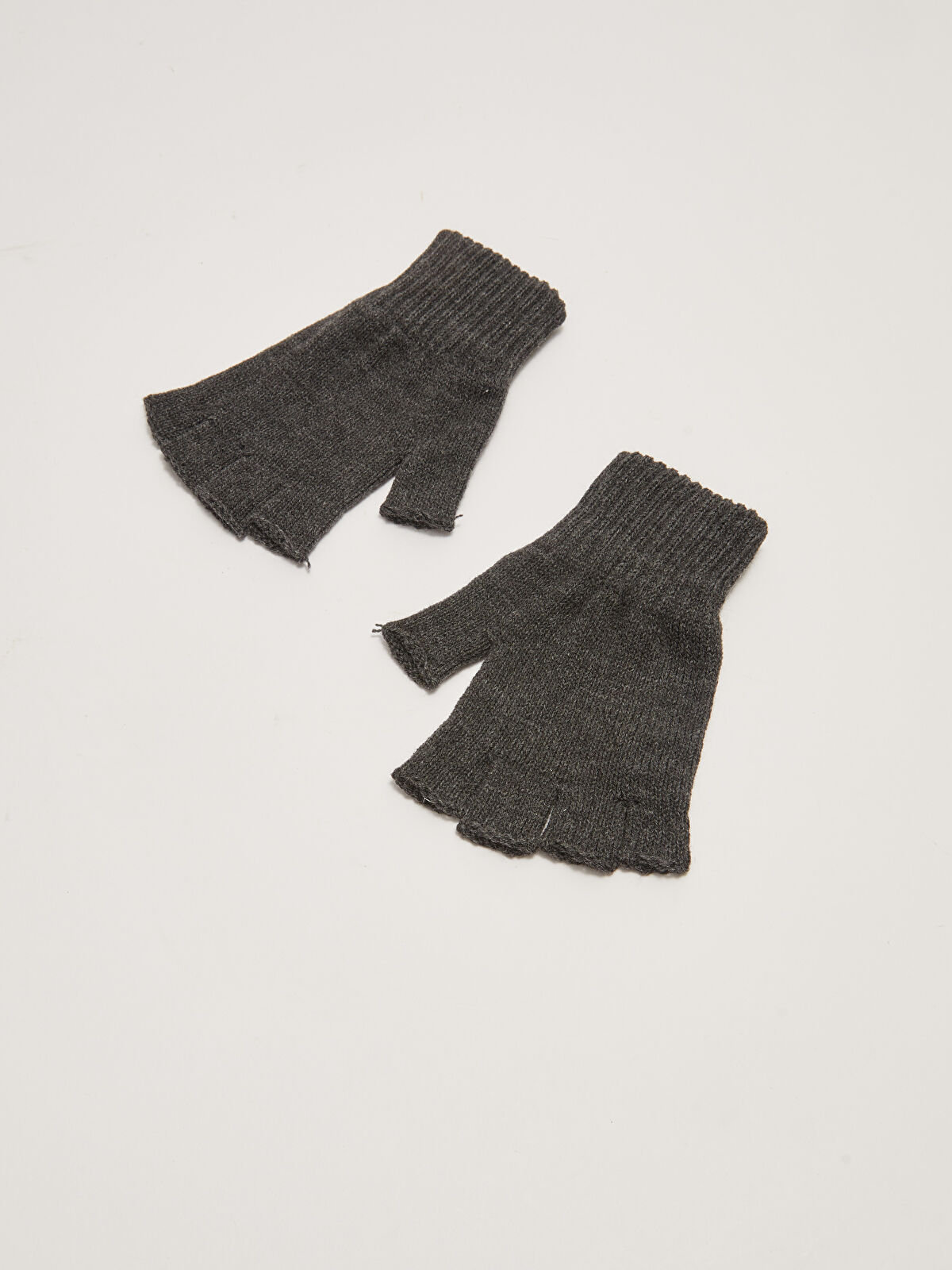 Düz Parmaksız Erkek Triko Eldiven