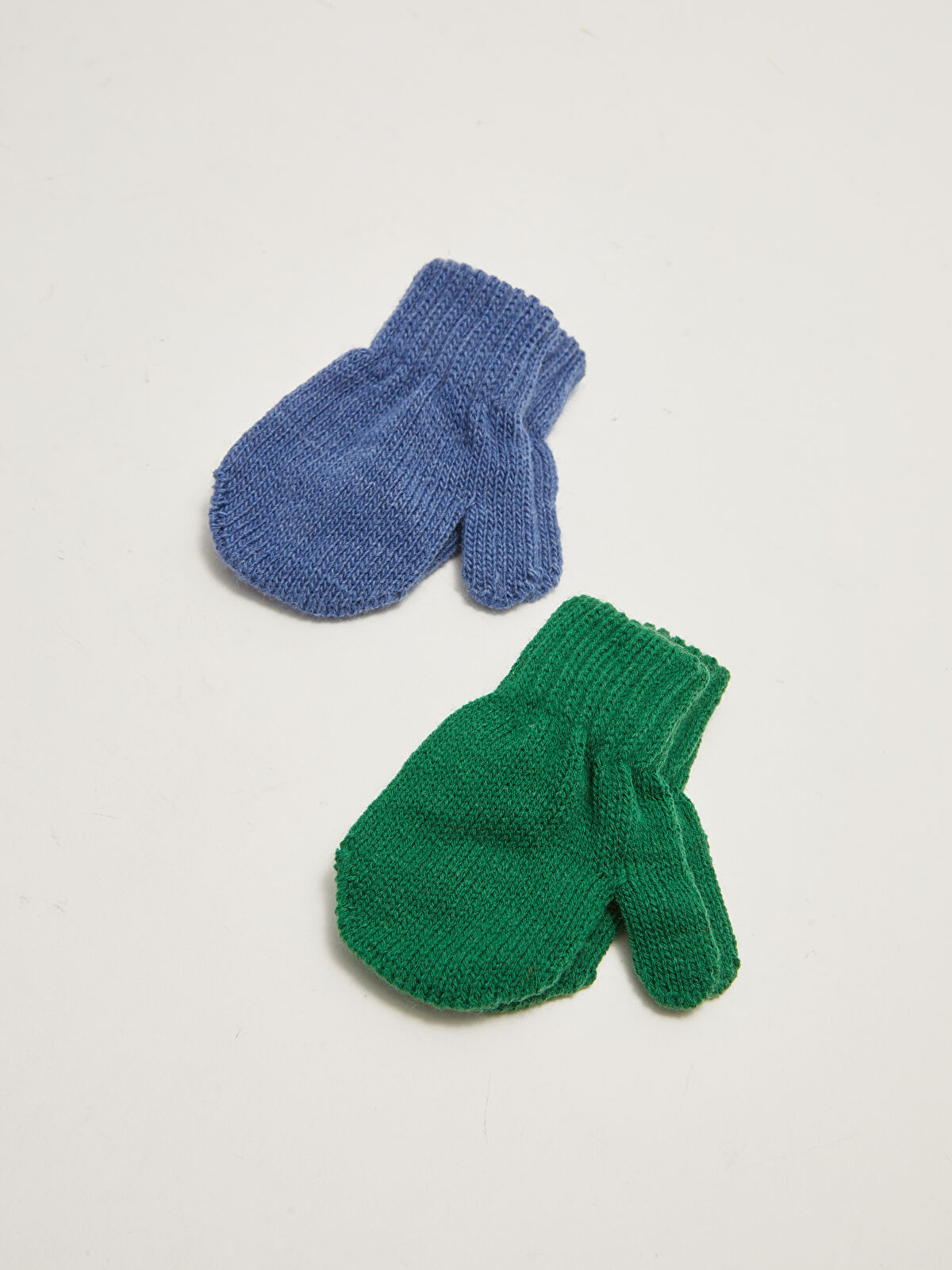 Basic Erkek Bebek Triko Eldiven 2'li Basic Erkek Bebek Triko Eldiven 2'li