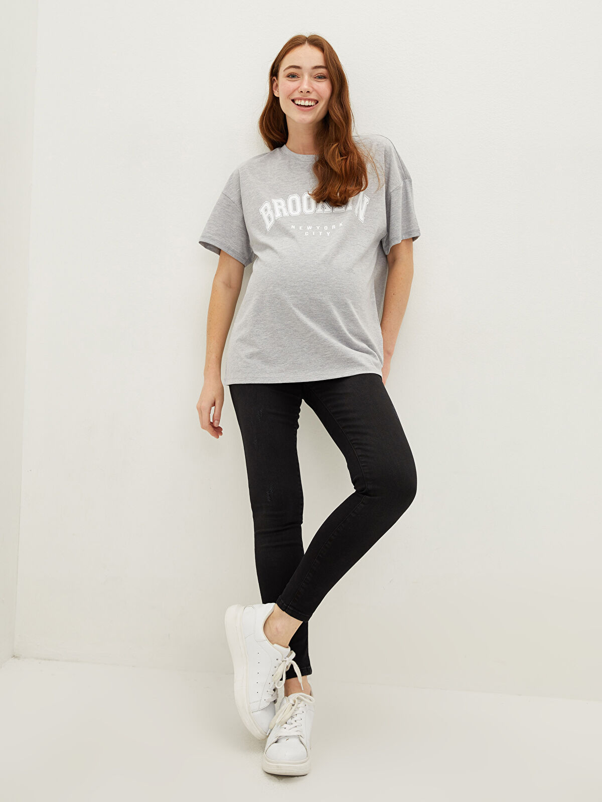 Karın Panelli Skinny Fit Cep Detaylı Hamile Rodeo Jean Pantolon