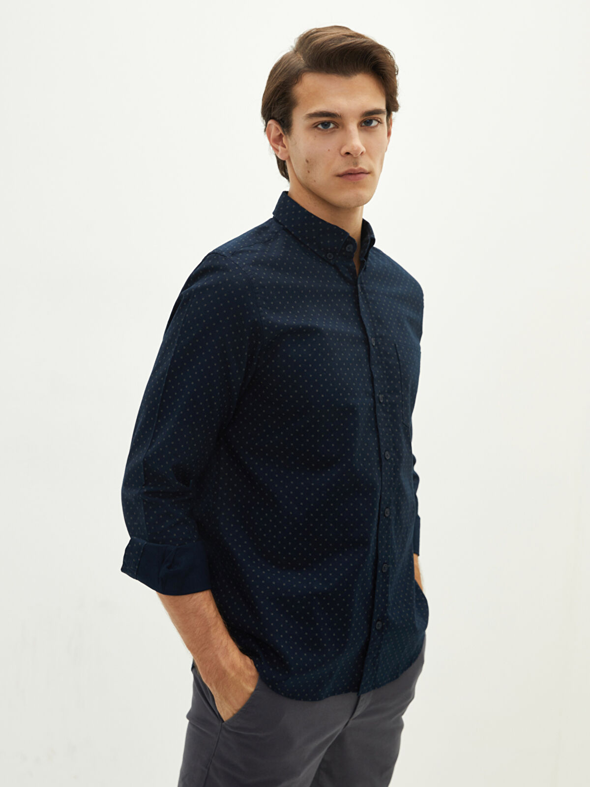 LCW CLASSIC Regular Fit Uzun Kollu Oxford Erkek Gömlek