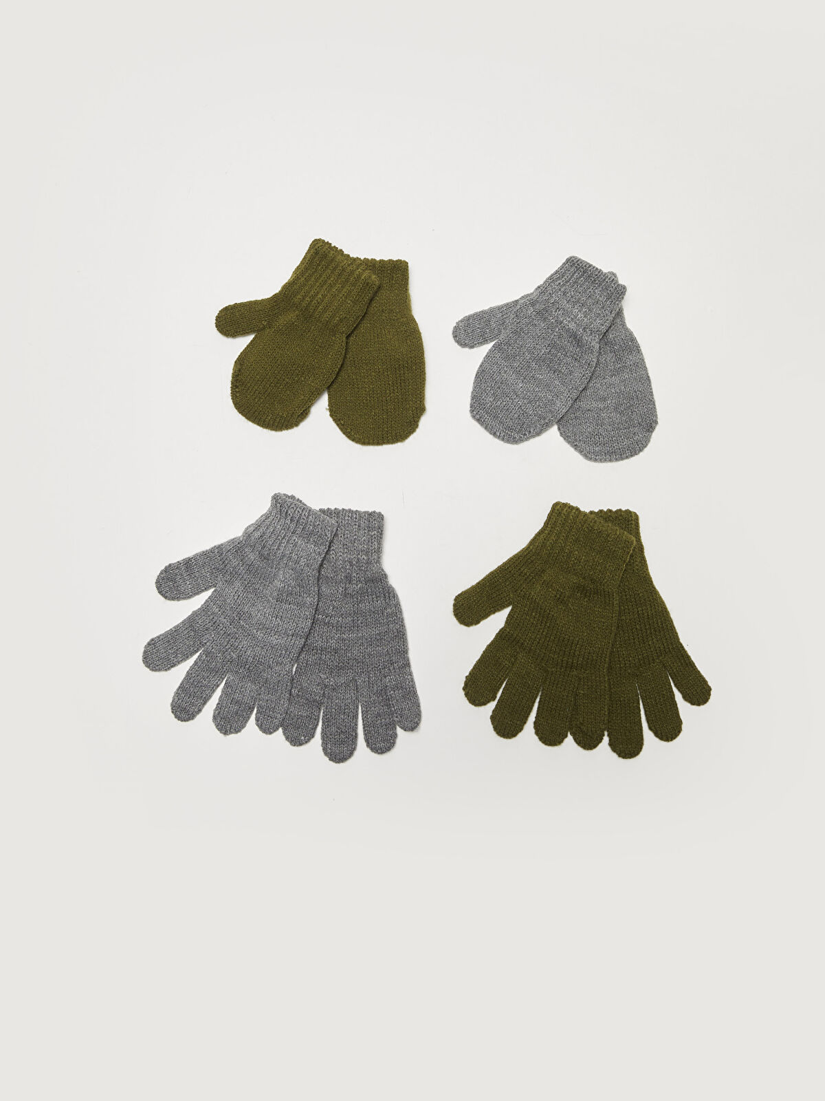 Basic Erkek Bebek Triko Eldiven 2'li Basic Erkek Bebek Triko Eldiven 2'li