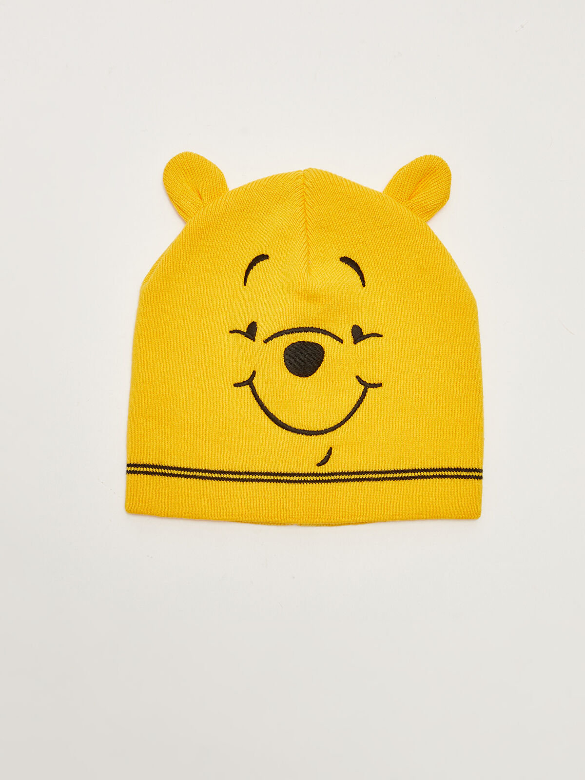 Winnie the Pooh Nakış Detaylı Erkek Bebek Triko Bere Winnie the Pooh Nakış Detaylı Erkek Bebek Triko Bere