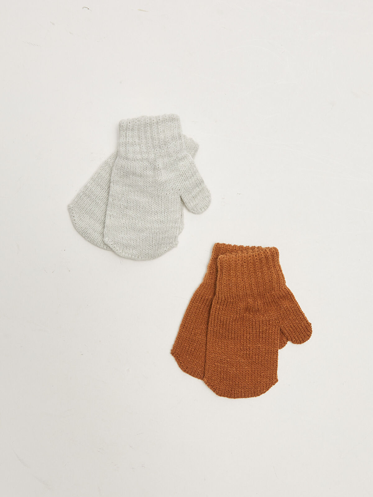 Basic Erkek Bebek Triko Eldiven 2'li Basic Erkek Bebek Triko Eldiven 2'li