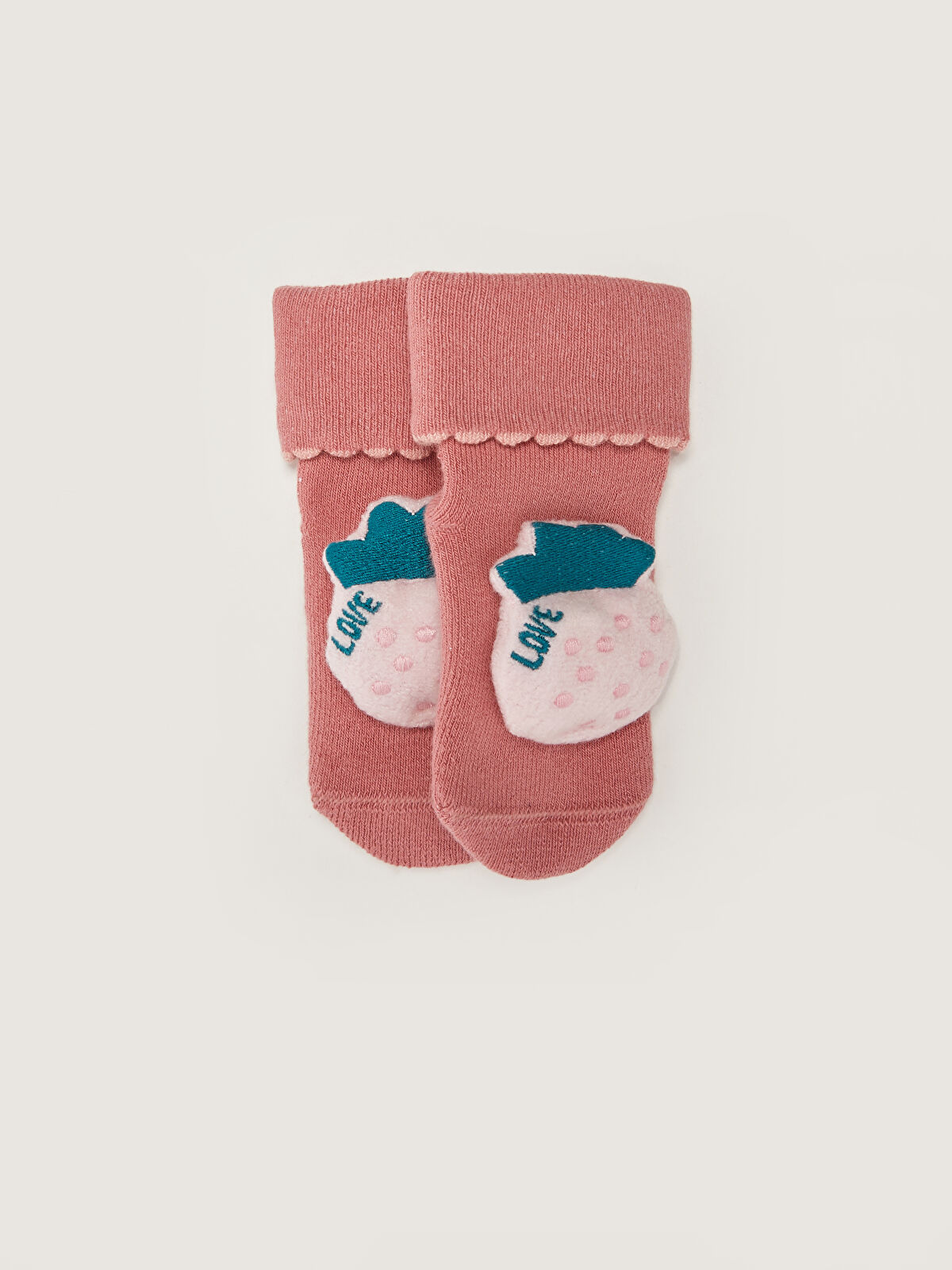 Kız Bebek Çıngıraklı Ev Çorabı