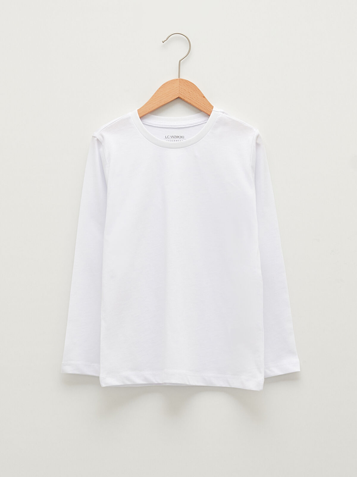 Bisiklet Yaka Basic Uzun Kollu Pamuklu Erkek Çocuk Fanila