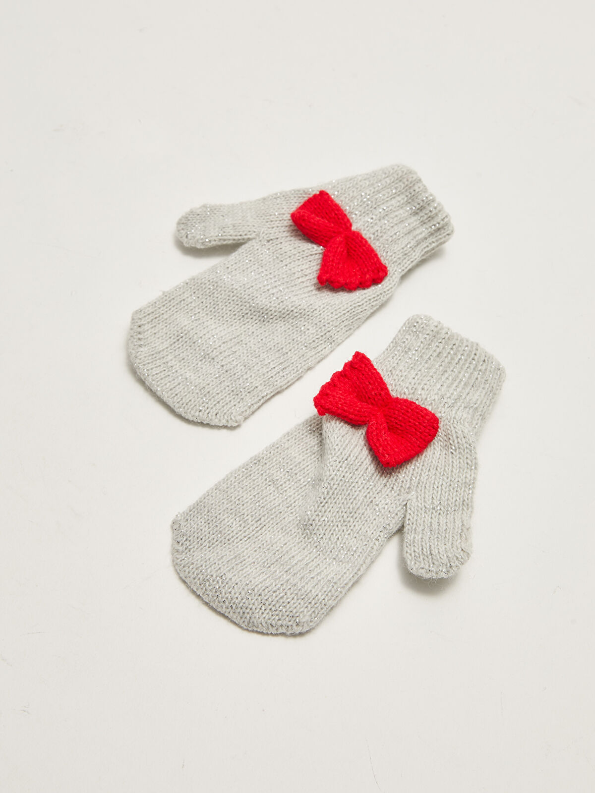 Fiyonk Detaylı Kız Bebek Triko Eldiven Fiyonk Detaylı Kız Bebek Triko Eldiven