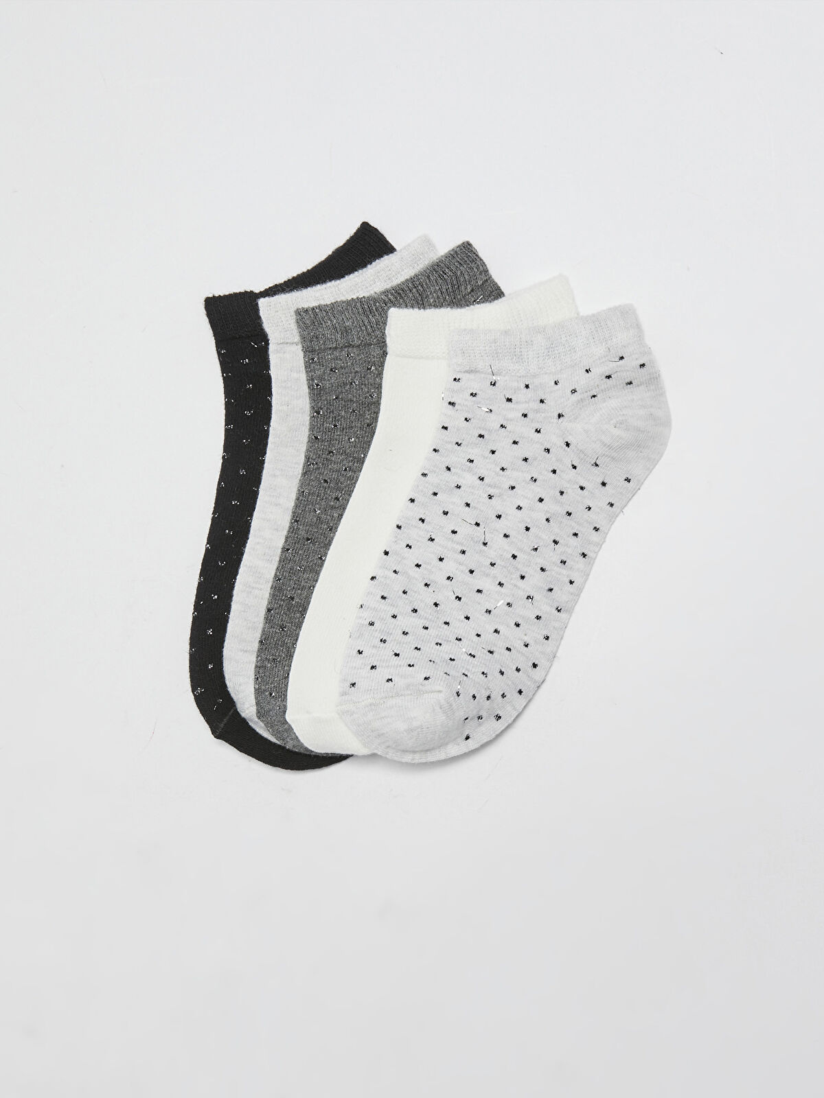 LCW DREAM Puantiyeli Kadın Patik Çorap 5'li