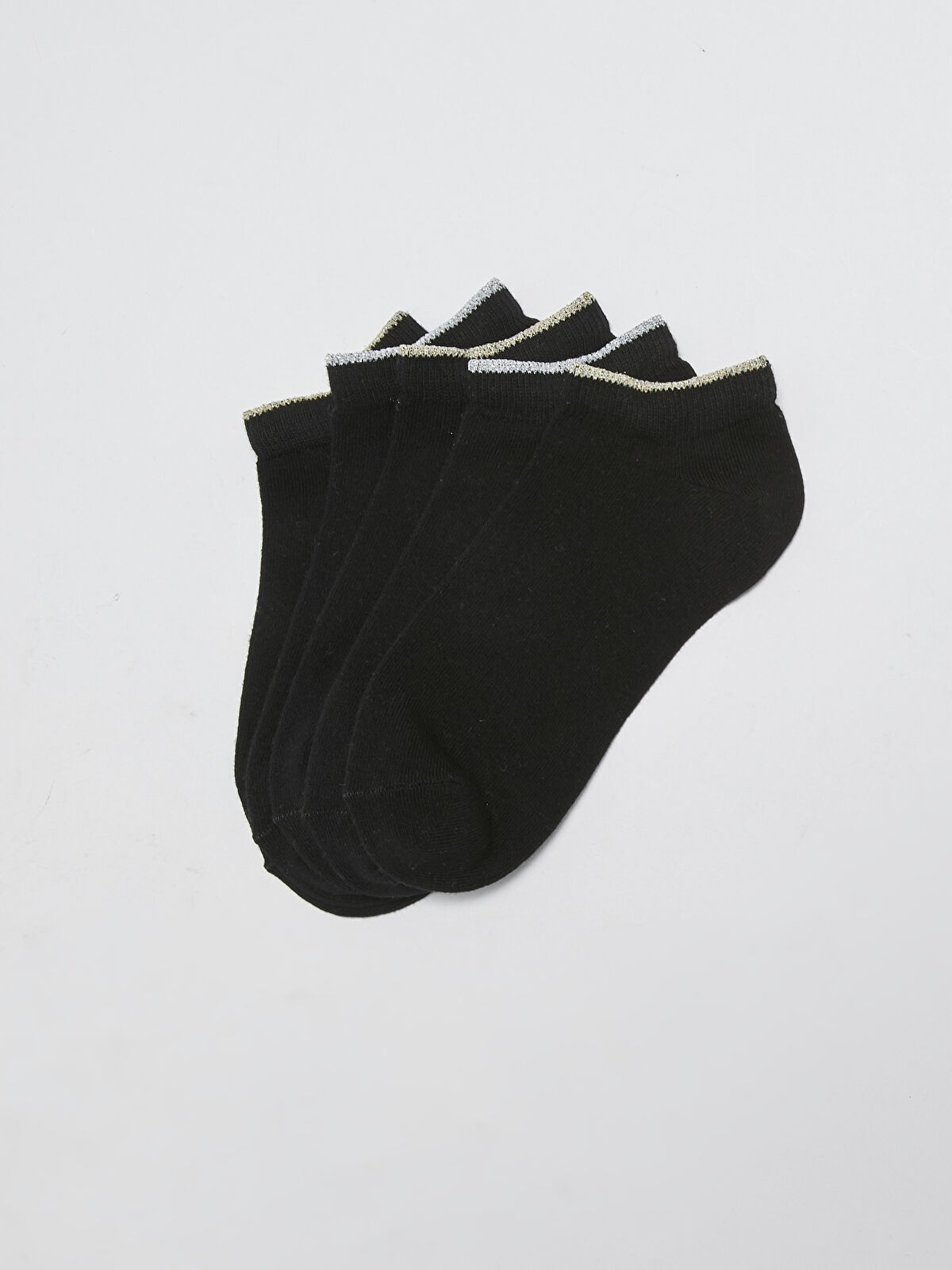 LCW DREAM Baskılı Pamuklu Kadın Patik Çorap 5'li Paket