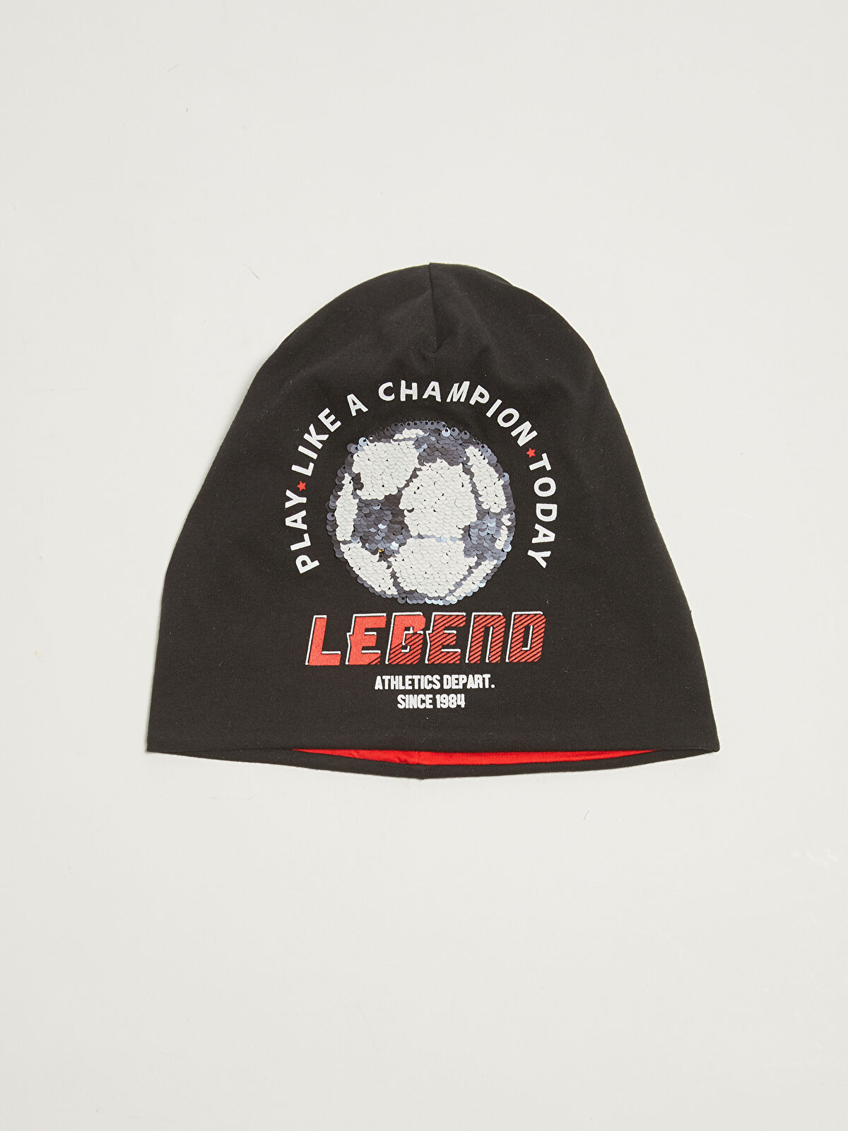 Erkek Çocuk Çift Yönlü Pul Payetli Bere