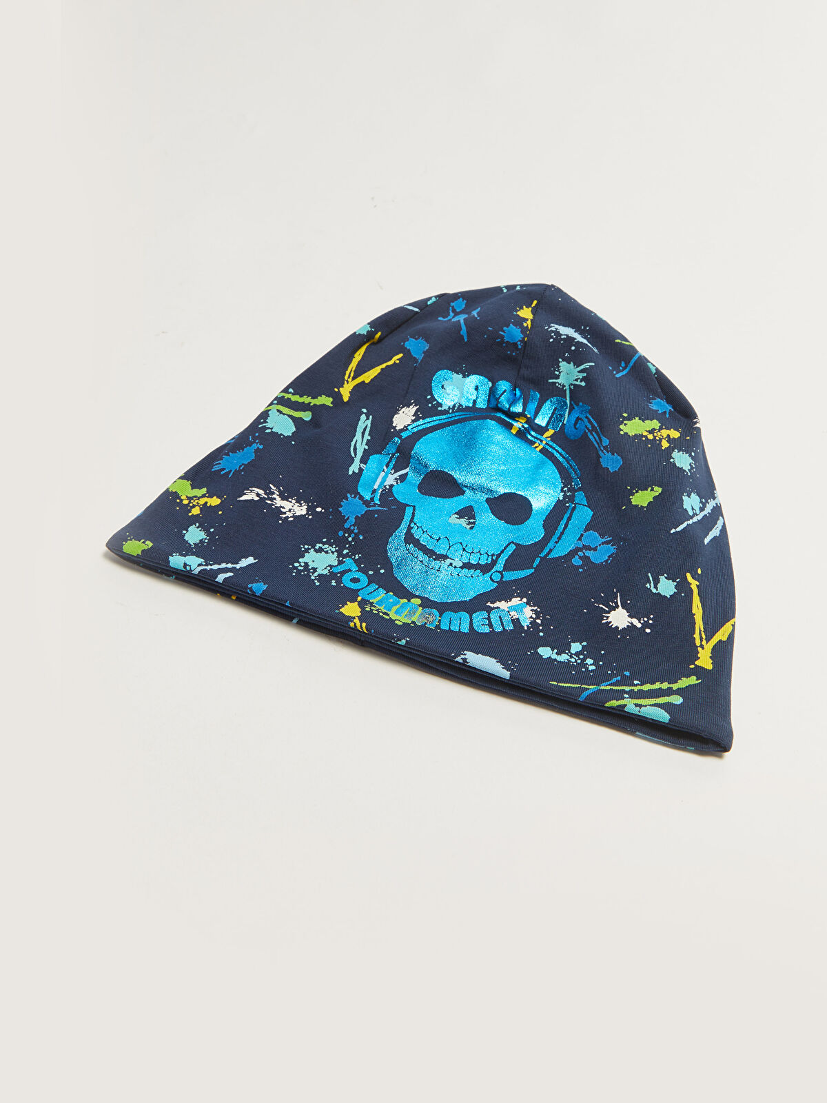 Baskılı Erkek Çocuk Triko Bere