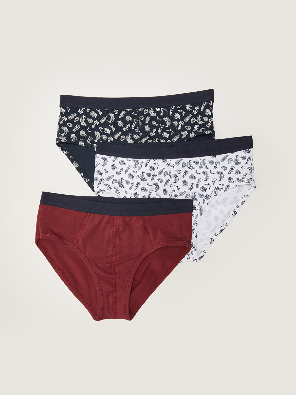 LCW DREAM Standart Kalıp Esnek Kumaş Erkek Slip Boxer 3'lü