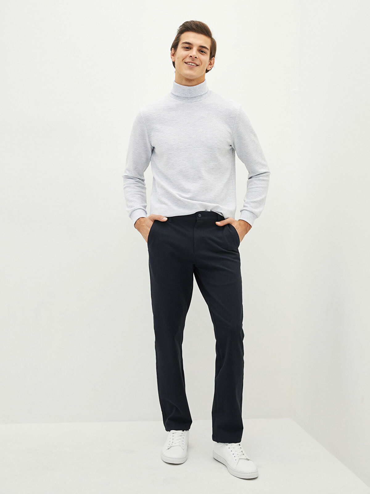 LCW CLASSIC Standart Kalıp Dokulu Erkek Pantolon