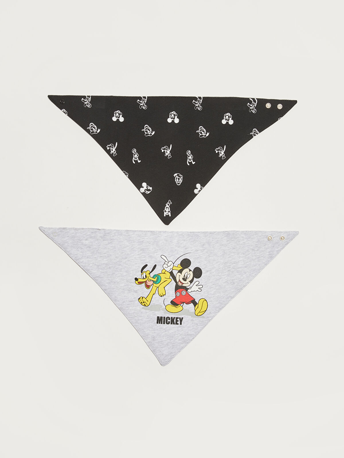 Mickey Mouse Baskılı Erkek Bebek Mama Önlüğü 2'li