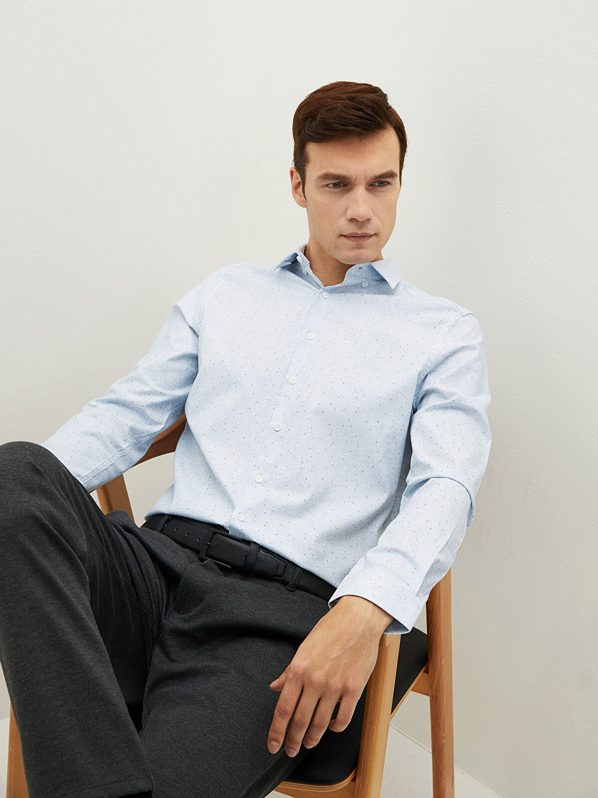 LCW FORMAL Ekstra Slim Fit Uzun Kollu Poplin Erkek Gömlek LCW FORMAL Ekstra Slim Fit Uzun Kollu Poplin Erkek Gömlek