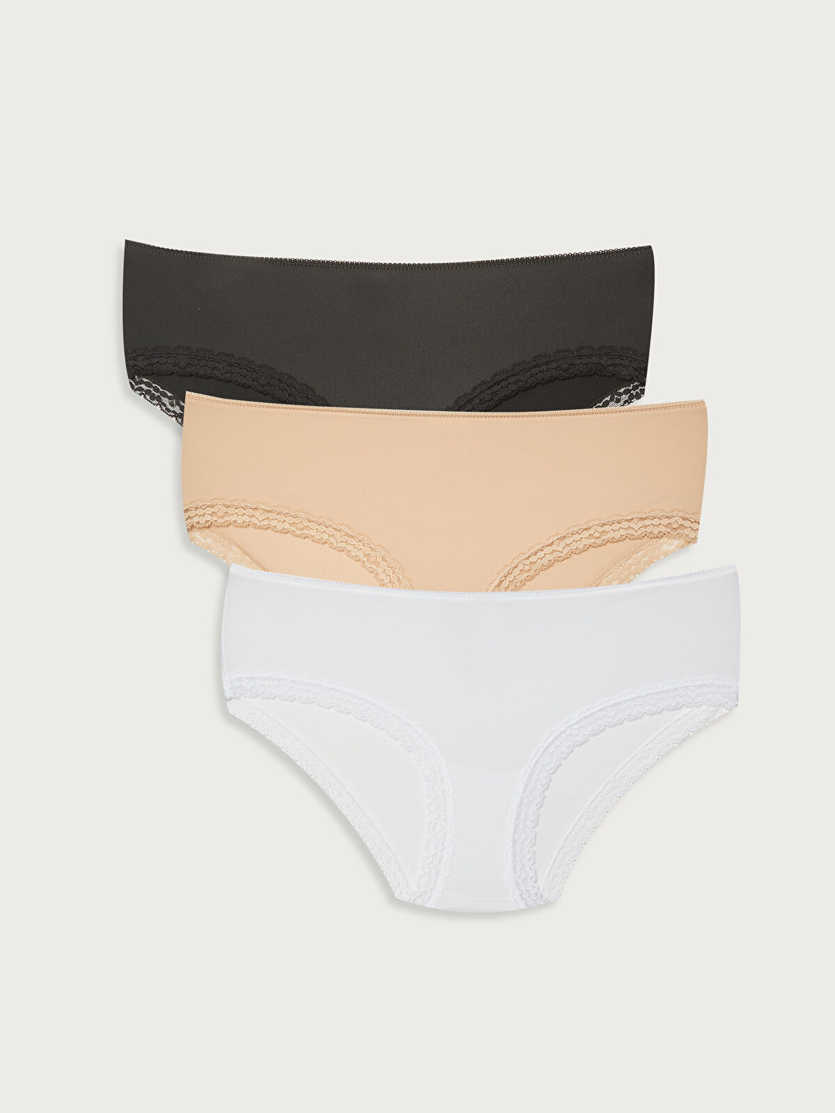 LCW DREAM Dantelli Hipster Külot 3'lü Paket