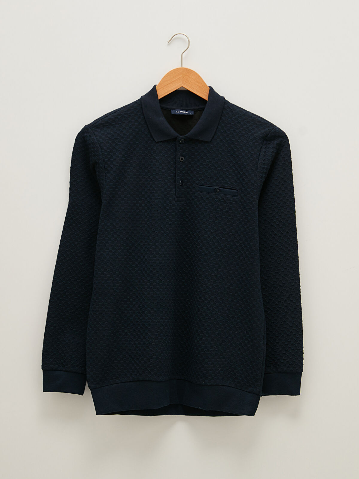 LCW CLASSIC Polo Yaka Uzun Kollu Erkek Sweatshirt