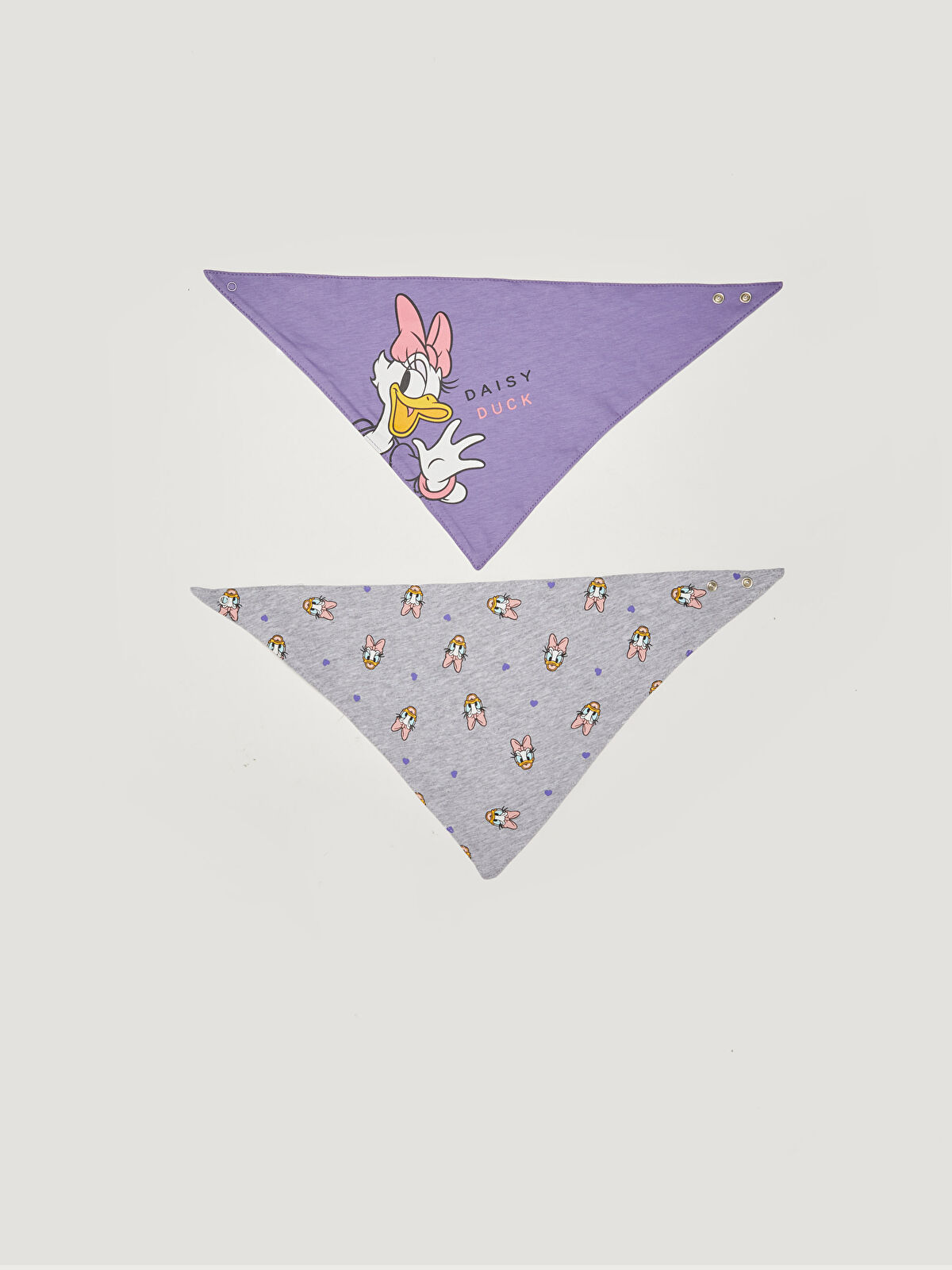 Daisy Duck Kız Bebek Baskılı Mama Önlüğü 2'li