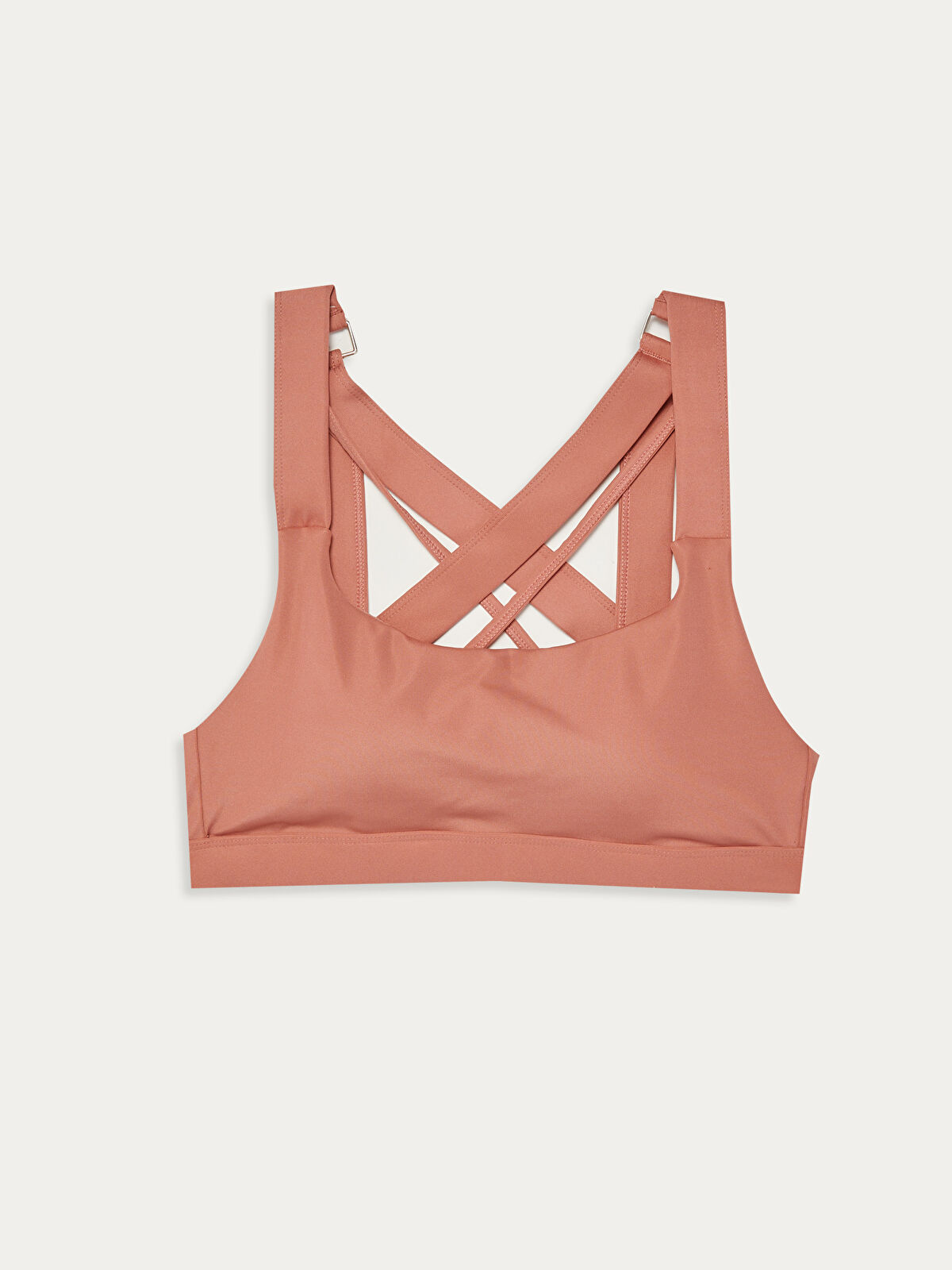 LCW DREAM Balensiz Kare Yaka Düz Çapraz Askılı Dolgusuz Büstiyer