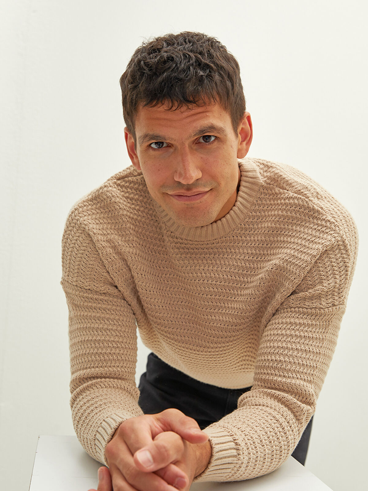 LCW CASUAL Bisiklet Yaka Uzun Kollu Kalın Erkek Triko Kazak LCW CASUAL Bisiklet Yaka Uzun Kollu Kalın Erkek Triko Kazak