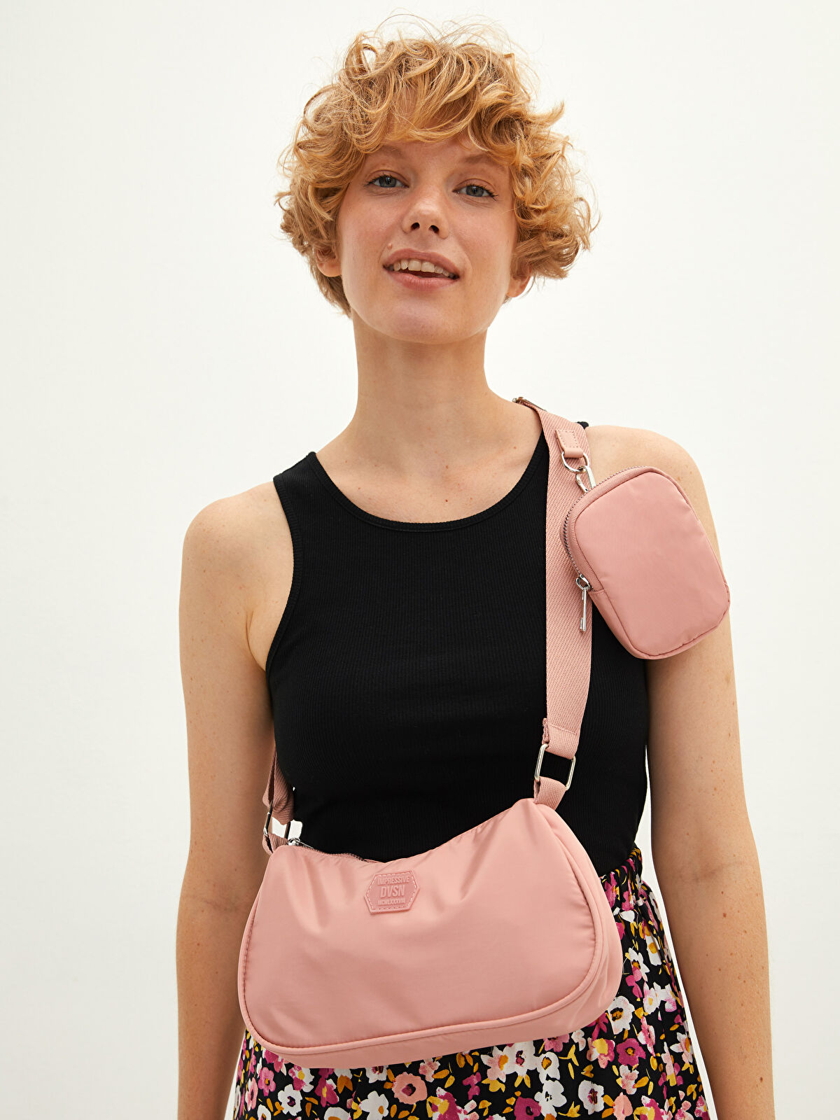 Paraşüt Kumaş Ek Küçük Çantalı Kadın Baget Çanta