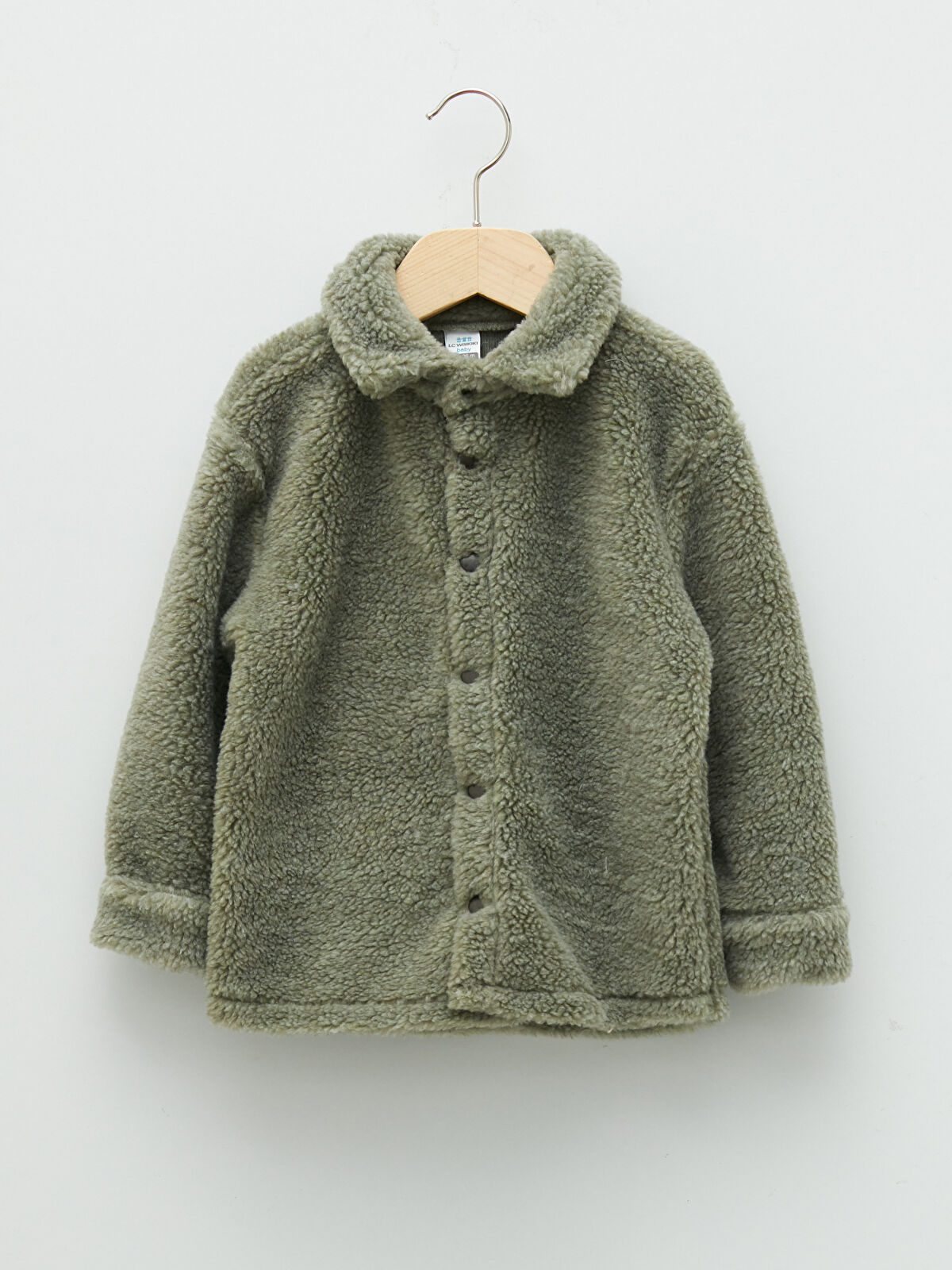 Uzun Kollu Basic Pelüş Erkek Bebek Gömlek