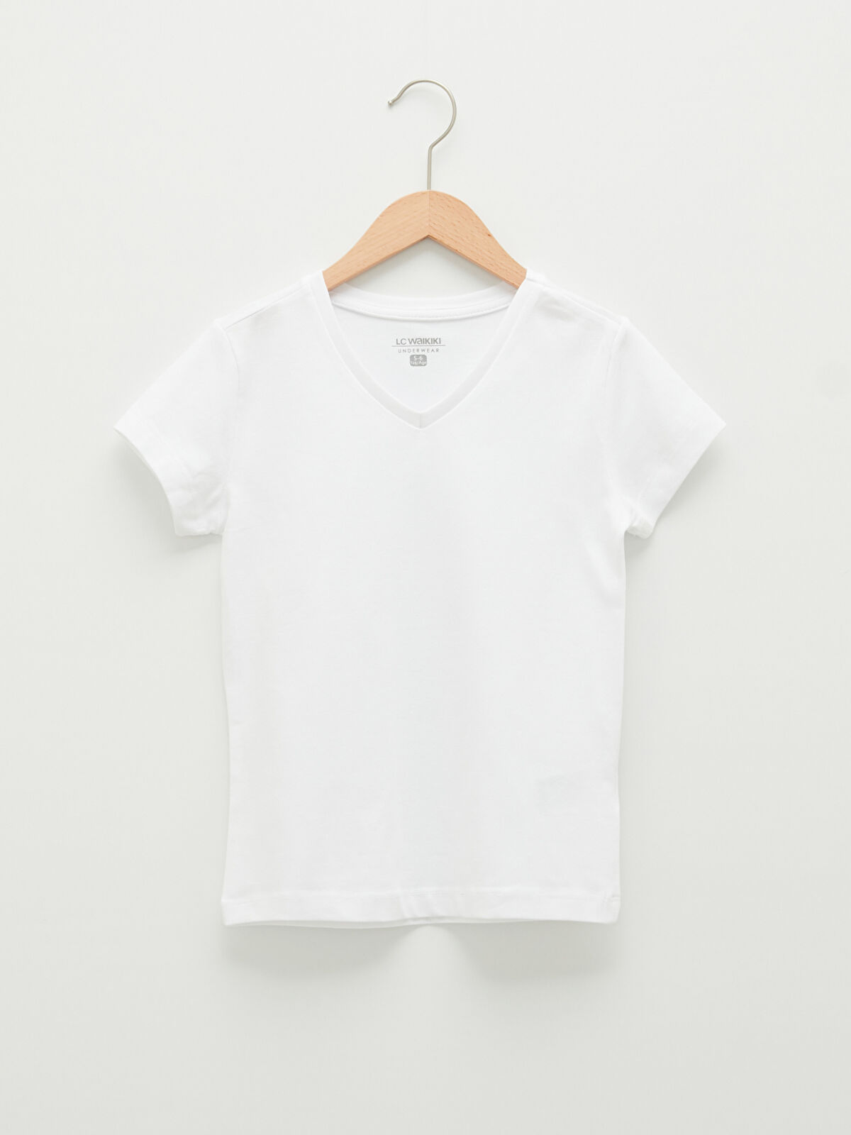 V Yaka Basic Kısa Kollu Erkek Çocuk Fanila