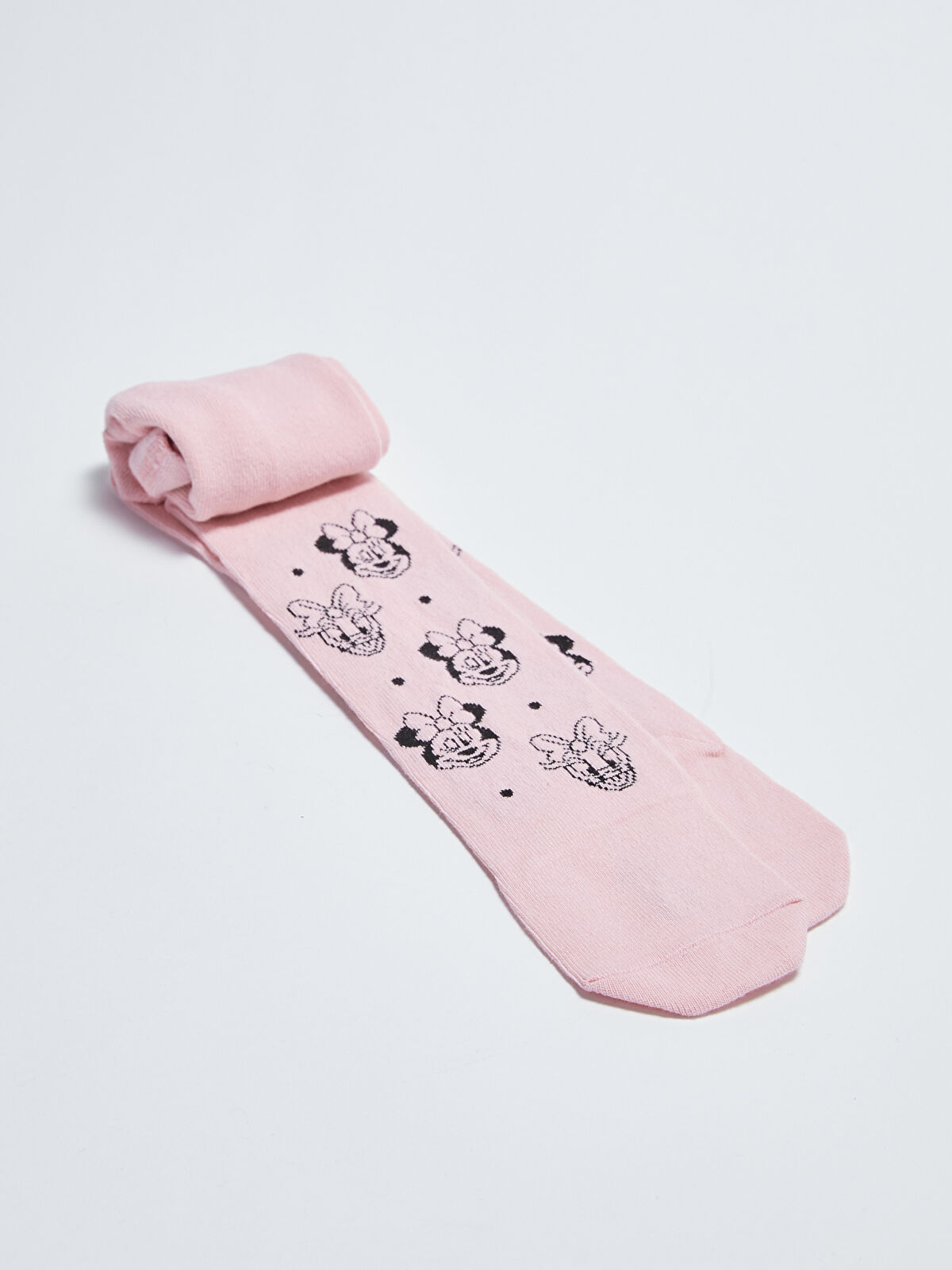 Kız Bebek Minnie Mouse Baskılı Külotlu Çorap