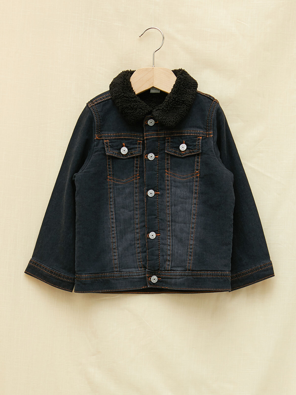 LCW GREEN Uzun Kollu Erkek Bebek Jean Ceket