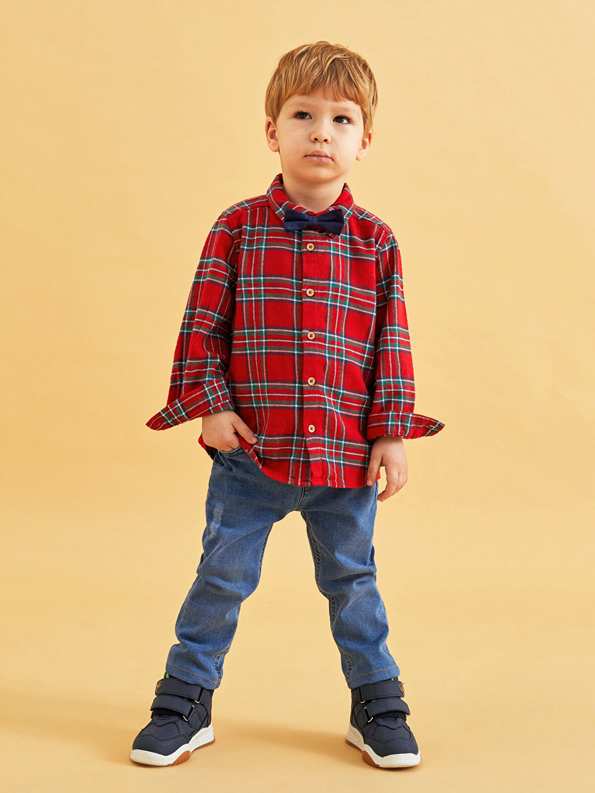 Skinny Fit Basic Erkek Bebek Jean Pantolon