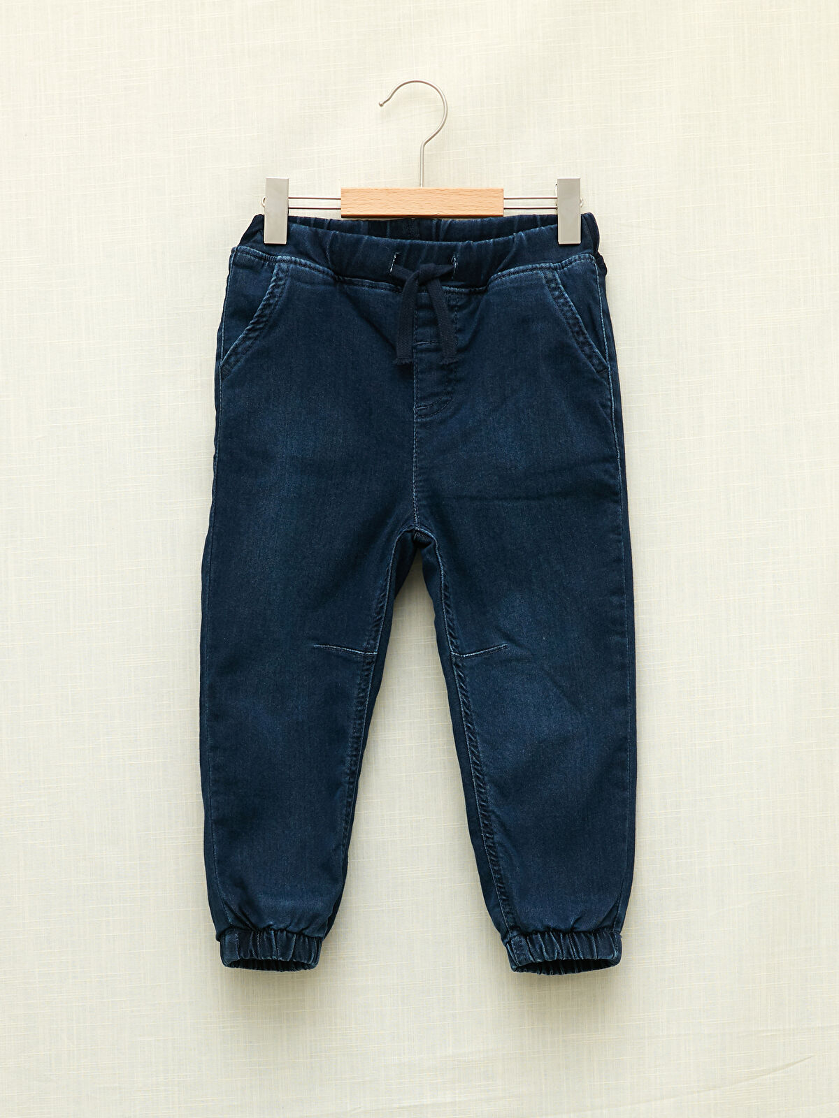 Beli Lastikli Basic Erkek Bebek Jean Pantolon